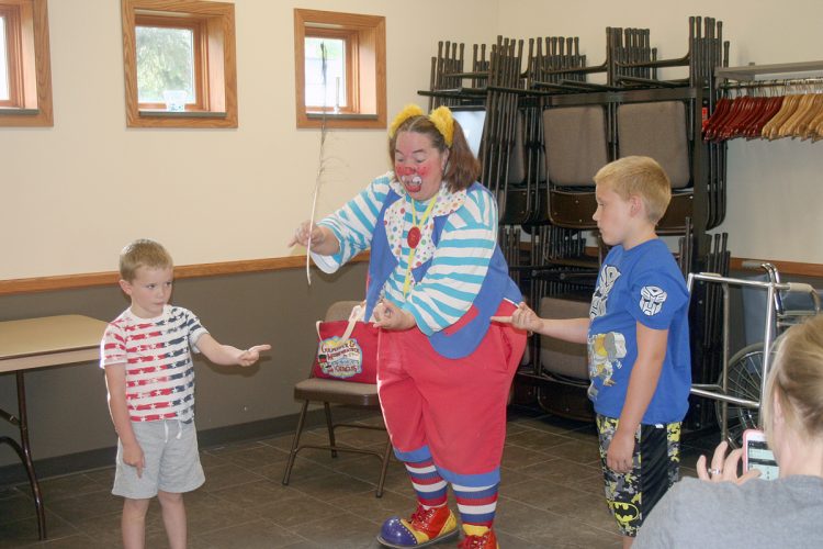 Circus clown visits Stanhope library | News, Sports, Jobs - The Freeman ...